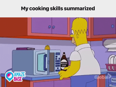 Homer and his cooking skills - VideosGifs.Net
