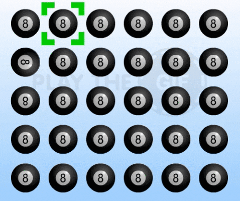 Stop play on inverted 8 Ball