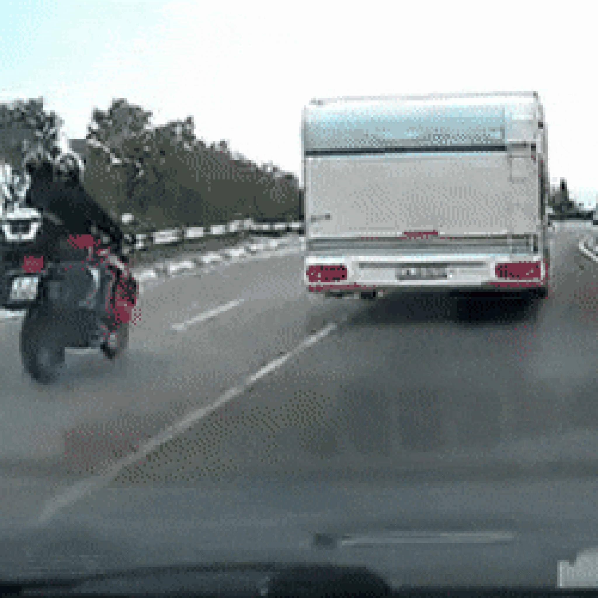 When you choose a really bad time to overtake someone