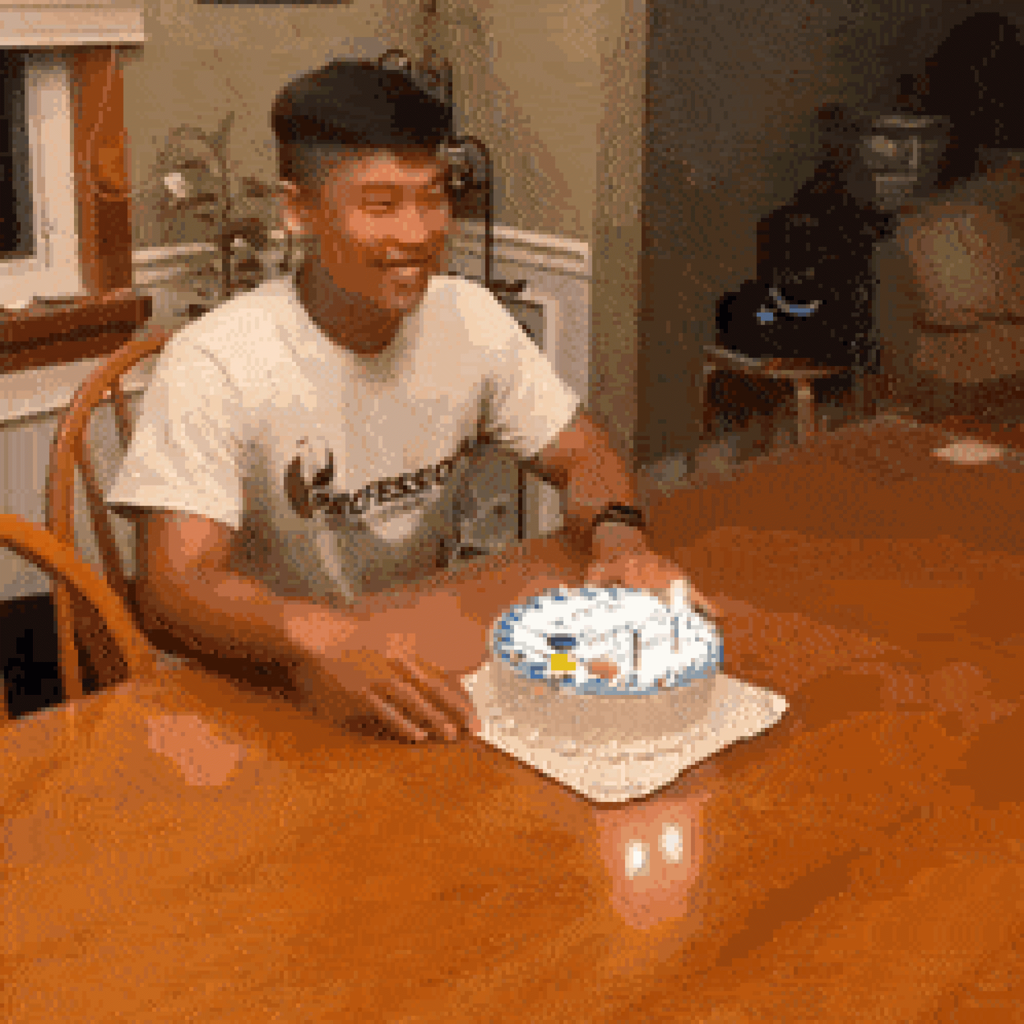 Face on the table